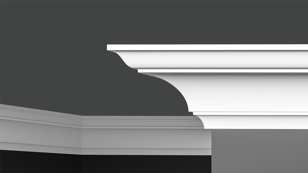 Cove Plaster Coated Crown Mouldings – Crown Mouldings - Styrofoam Crown ...