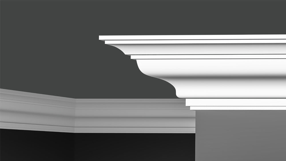 Milan Plaster Coated Crown Mouldings – Crown Mouldings - Styrofoam ...