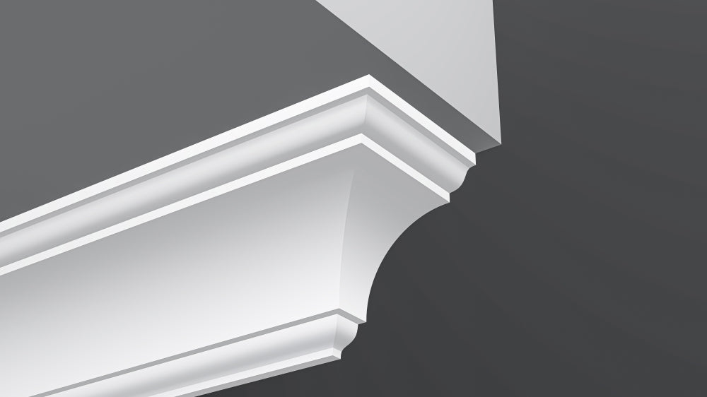 Symmetrical Plaster Coated Crown Mouldings – Crown Mouldings ...