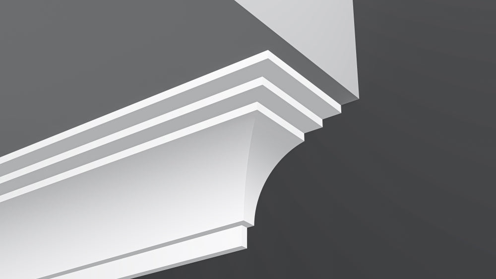 Two Step Plaster Coated Crown Mouldings – Crown Mouldings - Styrofoam ...